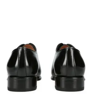 Santoni Carter Wholecut Oxford Shoes - Black
