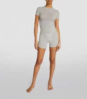 SKIMS Soft Smoothing T-shirt - Grey