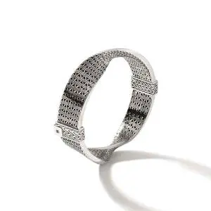 John Hardy Carved Chain Twisted Bangle