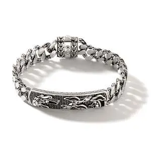 John Hardy Naga Id Bracelet - Sterling Silver