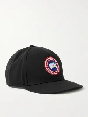 Canada Goose Arctic Logo-appliquéd Twill Baseball Cap - Black