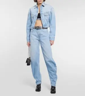 Off-White Toybox Cropped Denim Jacket