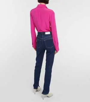 RE/DONE Super High Drainpipe Slim Jeans