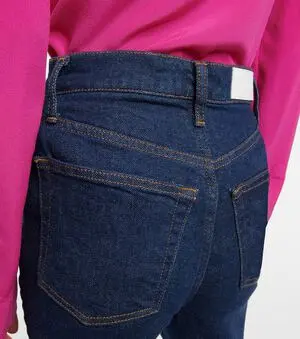 RE/DONE Super High Drainpipe Slim Jeans