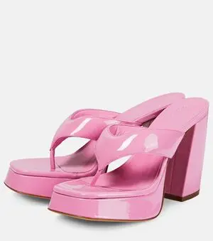 GIA BORGHINI Platform Sandals - Pink