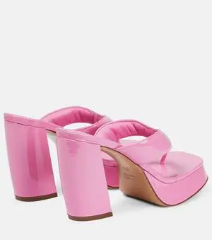 GIA BORGHINI Platform Sandals - Pink