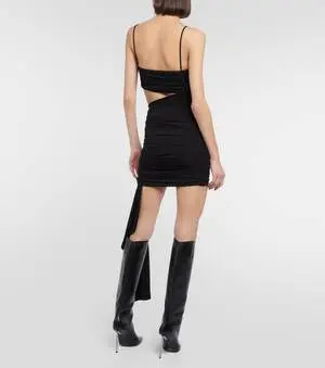 Off-White Cutout Crêpe Minidress