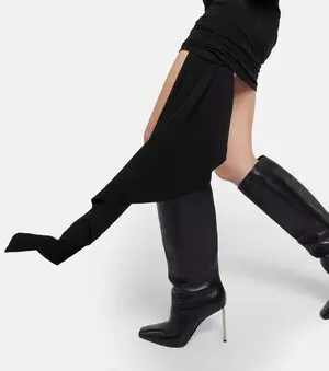 Off-White Cutout Crêpe Minidress