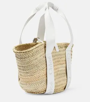 Chloé Sense Medium Raffia Tote Bag