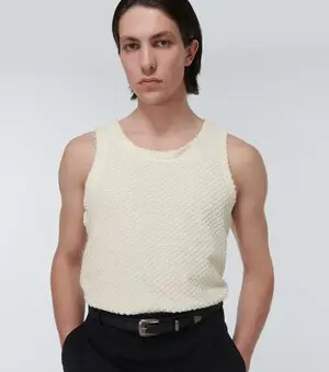 JIL SANDER Cotton-blend Tank Top