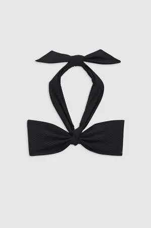 ANINE BING Reeve Bikini Top - Black