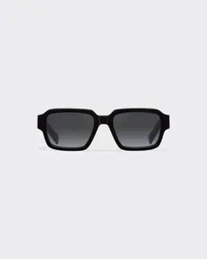 Prada Sunglasses With Logo - Graphite Gradient Lenses