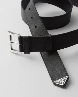 Prada Saffiano Leather Belt