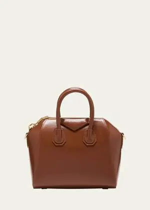 Givenchy Antigona Mini Leather Satchel Bag 913 Tan