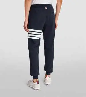 Thom Browne Four-stripe Sweatpants - Navy