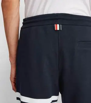 Thom Browne Four-stripe Sweatpants - Navy
