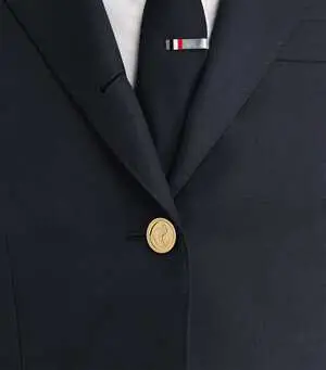 Thom Browne Wool Sport Coat - Navy