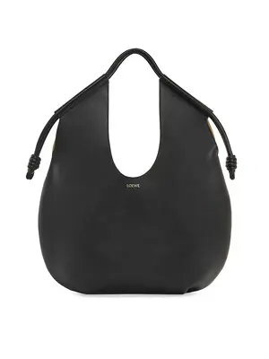 Loewe Women's Paseo Leather Tote Bag - Black - Black