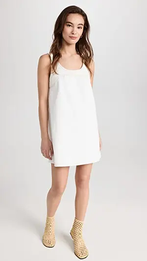 FRAME Micro Flare Denim Dress