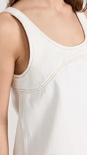 FRAME Micro Flare Denim Dress