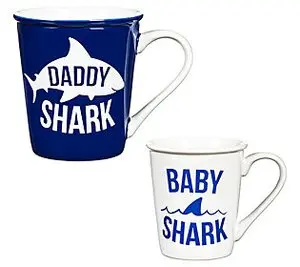EVERGREEN Daddy & Me Ceramic Cup Set - One-color