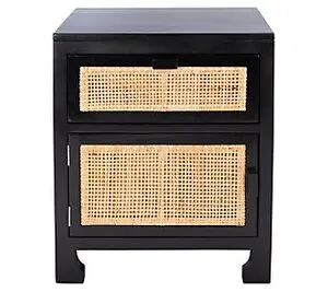 SAFAVIEH Dave Rattan Accent Nightstand - One-color