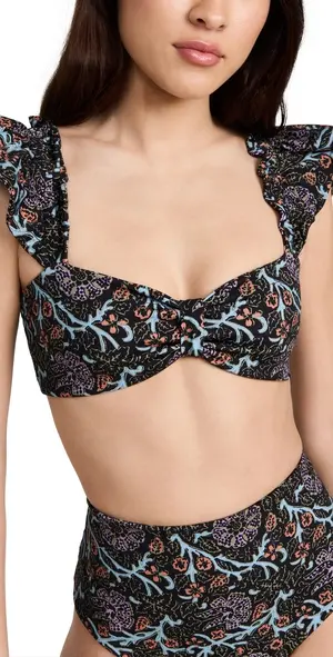 Sea Marlee Swim Flutter Sleeve Bikini Top