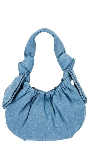 GANNI Small Hobo Bag In Blue