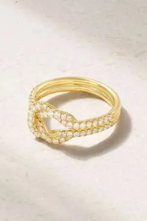 ANITA KO Knot Diamond Ring