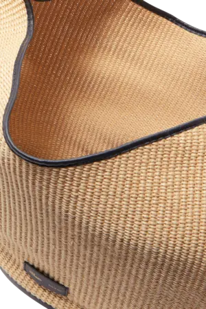 Khaite Lotus Raffia Tote