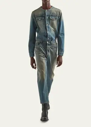 Prada Light Wash Denim Jeans - Light Blue