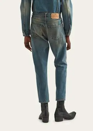 Prada Light Wash Denim Jeans - Light Blue