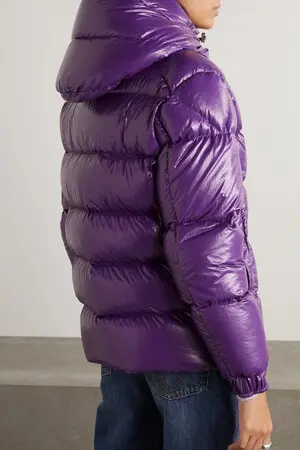 Moncler Maya Quilted Shell Down Jacket - Purple