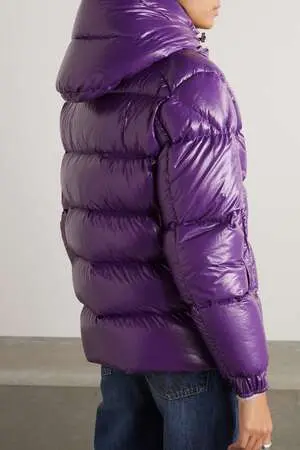 Moncler Maya Quilted Shell Down Jacket - Purple