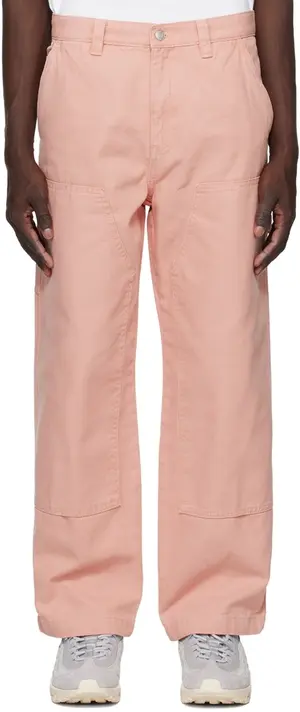 StÜssy Stüssy Pink Paneled Trousers - Salm Salmon