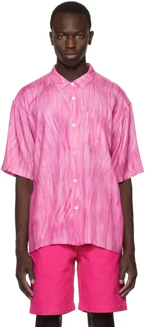 StÜssy Stüssy Pink Printed Shirt Pink Pink