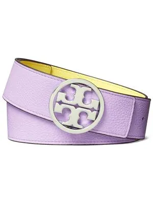 Tory Burch Reversible Leather Belt Yellow