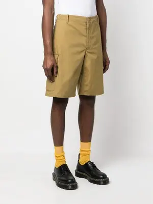 Kenzo Cotton Cargo Shorts - Green