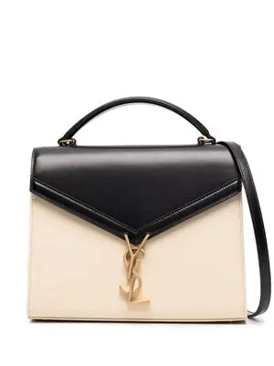 Saint Laurent Cassandra Two-tone Bag - Black