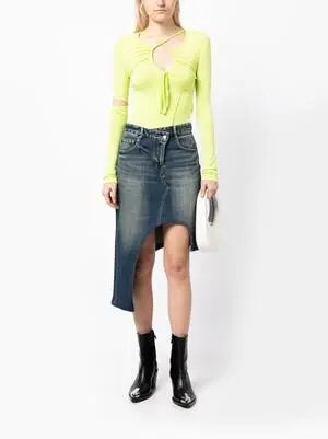 JNBY Asymmetric Denim Skirt