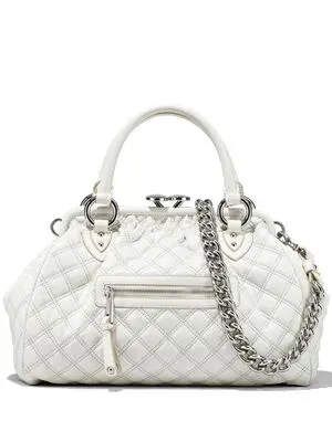 Marc Jacobs The Stam Leather Shoulder Bag - White