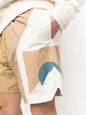 Rhude Logo-print Track Shorts