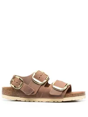 BIRKENSTOCK Milano Buckled Slingback Sandals - Brown