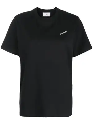 Coperni Logo-print Cotton T-shirt - Black