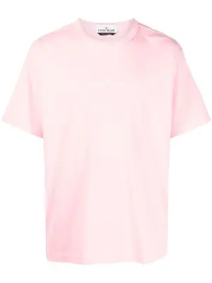 Stone Island Embroidered-logo T-shirt