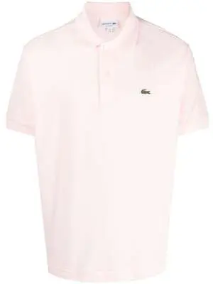 Lacoste Logo-patch Polo Shirt - Pink