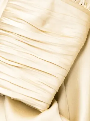 Zimmermann Ruffled Silk Wrap Minidress