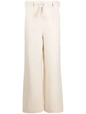 BENJAMIN BENMOYAL Azoul Rope-detail Trousers