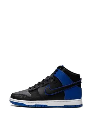 Nike Dunk High Se Camo Royal Sneakers - Black