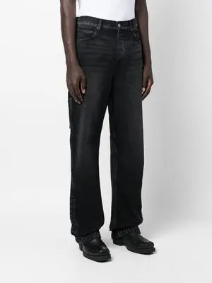 Amiri Stack Workman Straight-leg Jeans - Black